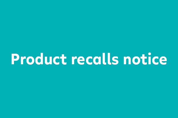 Product Recall - Centra