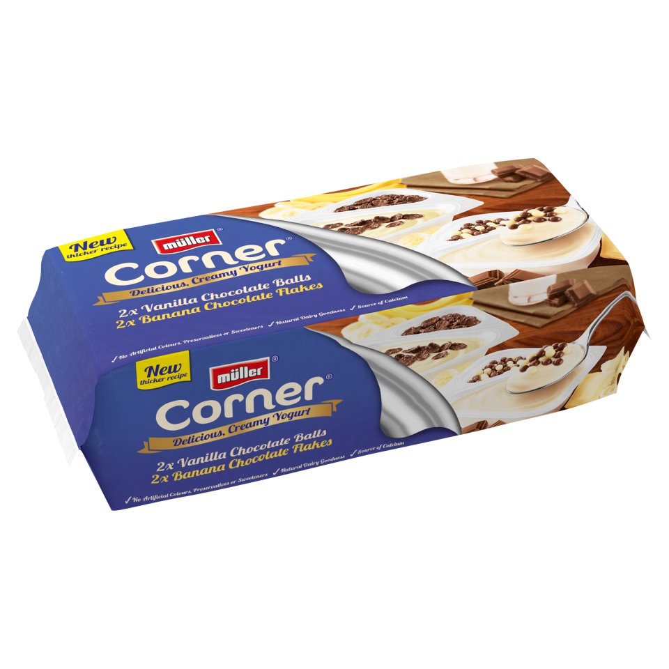 Muller Corner Crunch Pack 4 x 150g - Centra