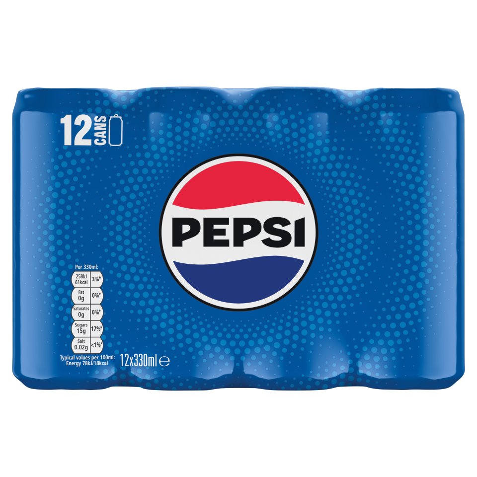 Pepsi Can Pack 12 x 330ml - Centra