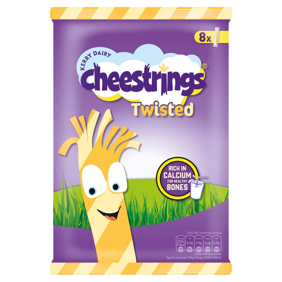 Cheesestrings Twisted 8 Pack 20g - Centra