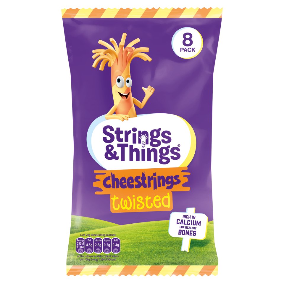 Cheesestrings Twisted 8 Pack 20g - Centra