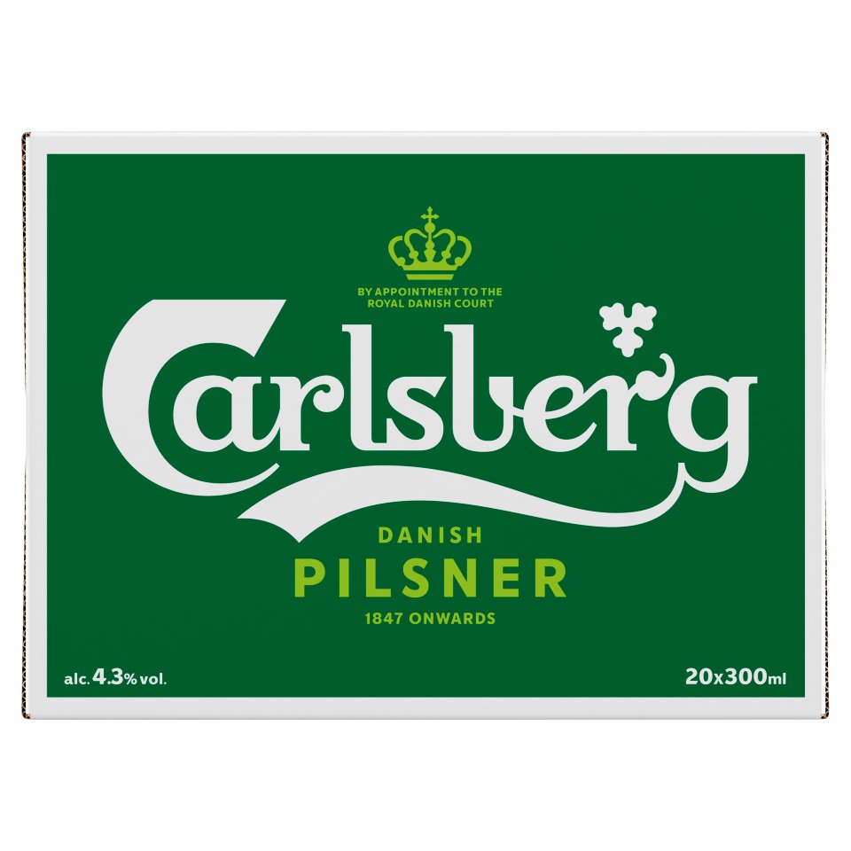 Carlsberg Bottle Pack 20x300ml - Centra