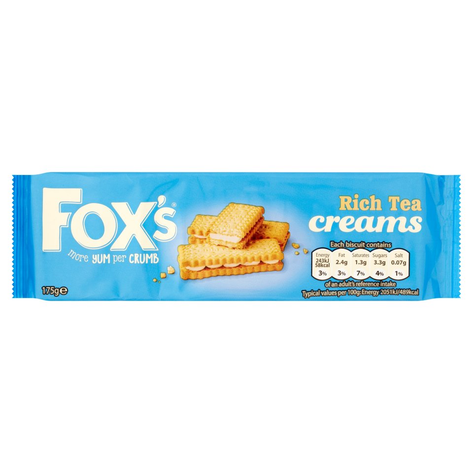 Fox's Rich Tea Creams 175g - Centra