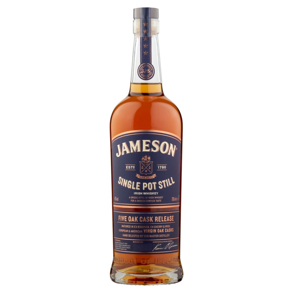 JAMESON SINGLE POT STILL IRISH WHISKEY 70CL