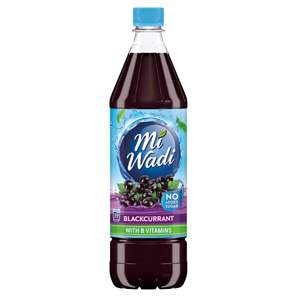 MiWadi Blackcurrant No Added Sugar 1L - Centra