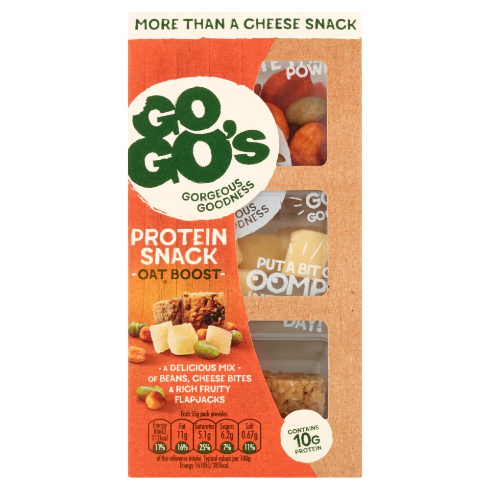 GoGo's Oat- Tastic Cheese Snack 55g - Centra