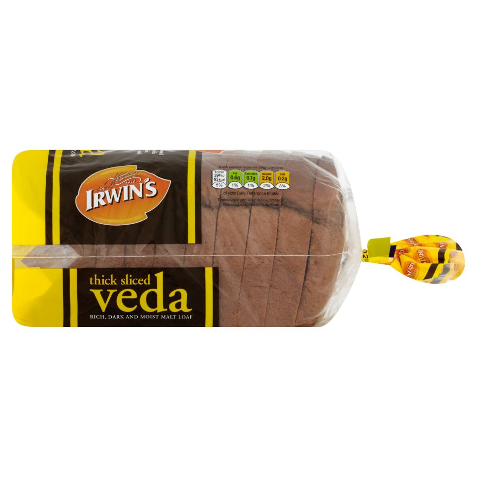 Irwins Malt Loaf Veda 400g - Centra