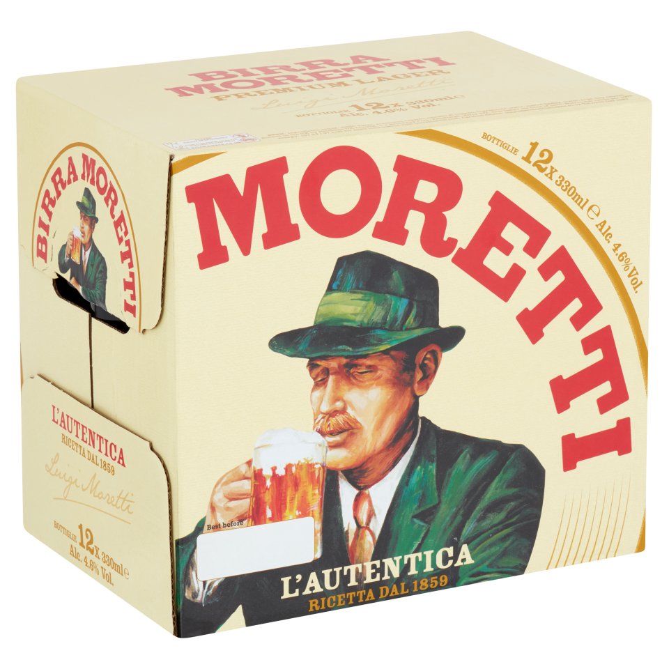MORETTI BEER BOTTLE 12 X 330ML - Centra