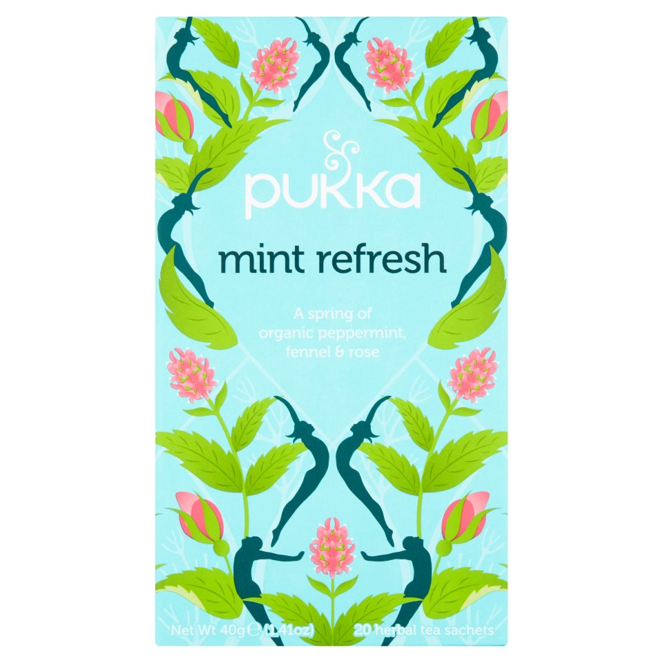 Pukka Organic Mint Refresh Herbal Tea 40g - Centra