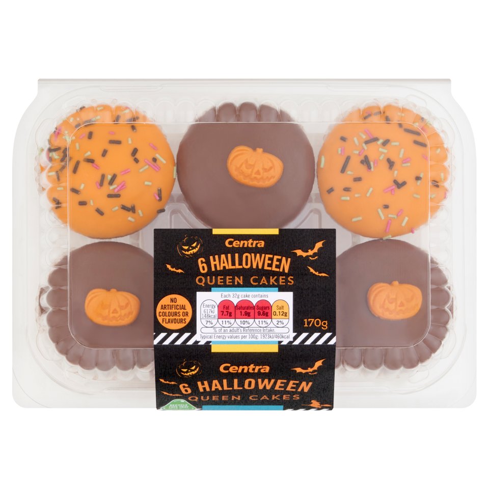 Centra 6 Halloween Queencakes 170g - Centra
