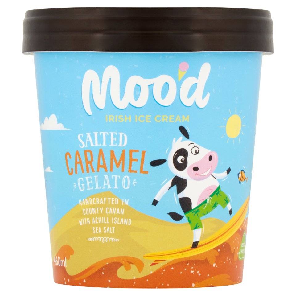 Moo'd Salted Caramel Ice Cream 460ml - Centra