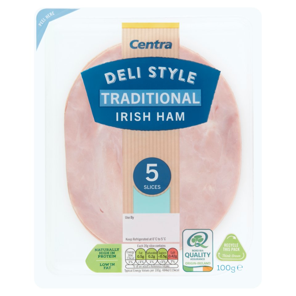 Centra Deli Style Traditional Ham 100g - Centra