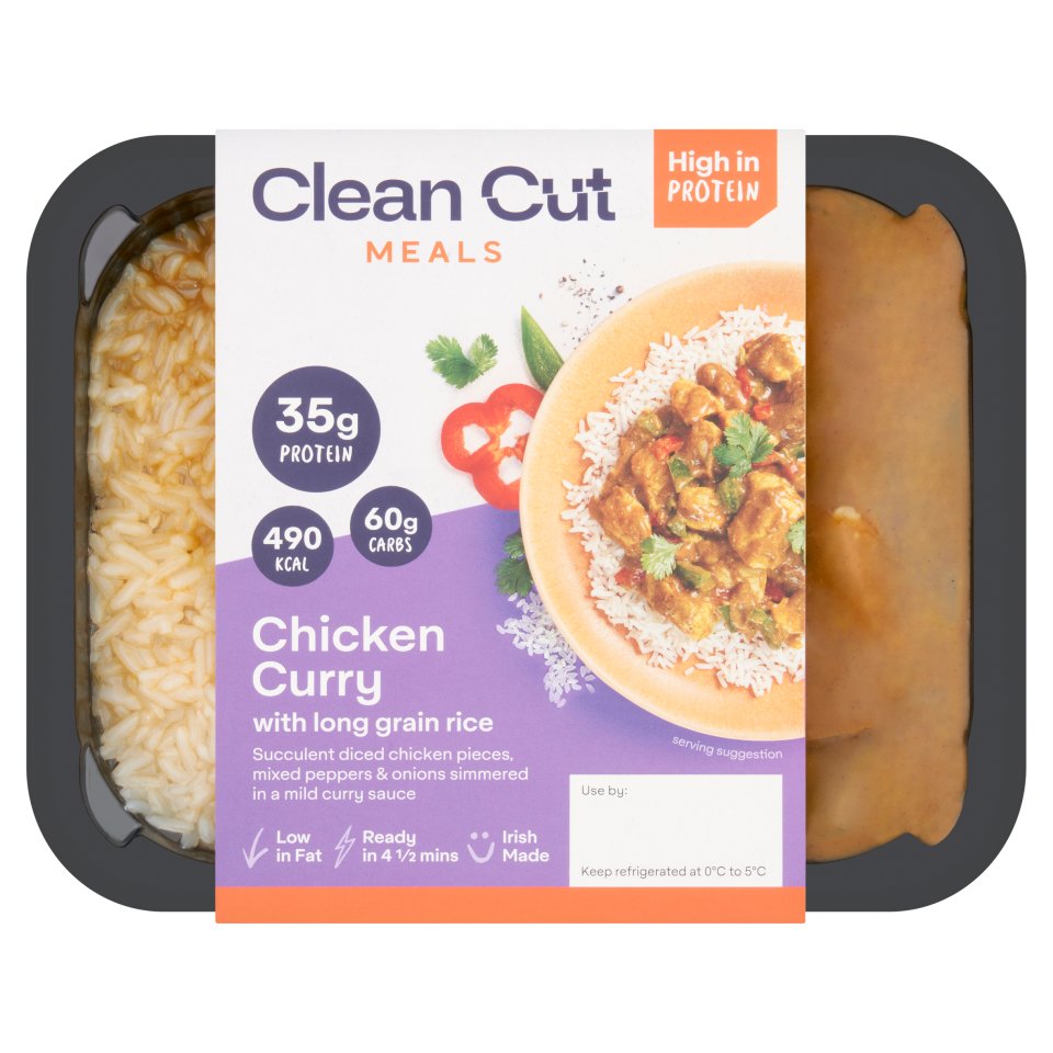 Clean Cut Chicken Curry Long Rice 400g - Centra