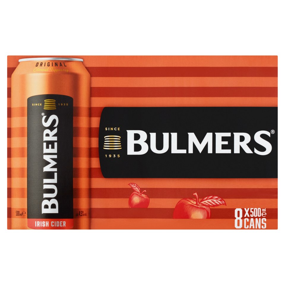 Bulmers Original Can Pack 8x500ml - Centra