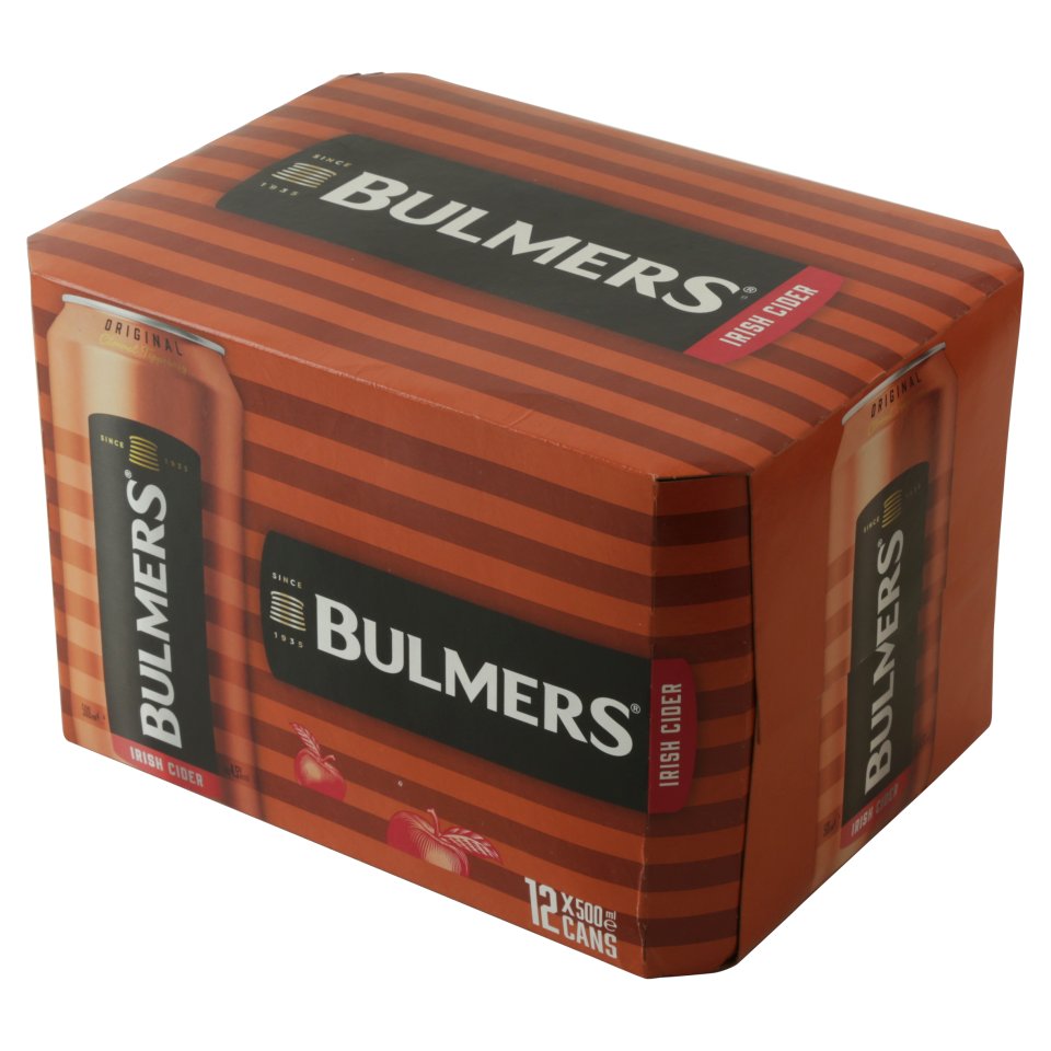 BULMERS CAN PACK 12 X 500ML - Centra