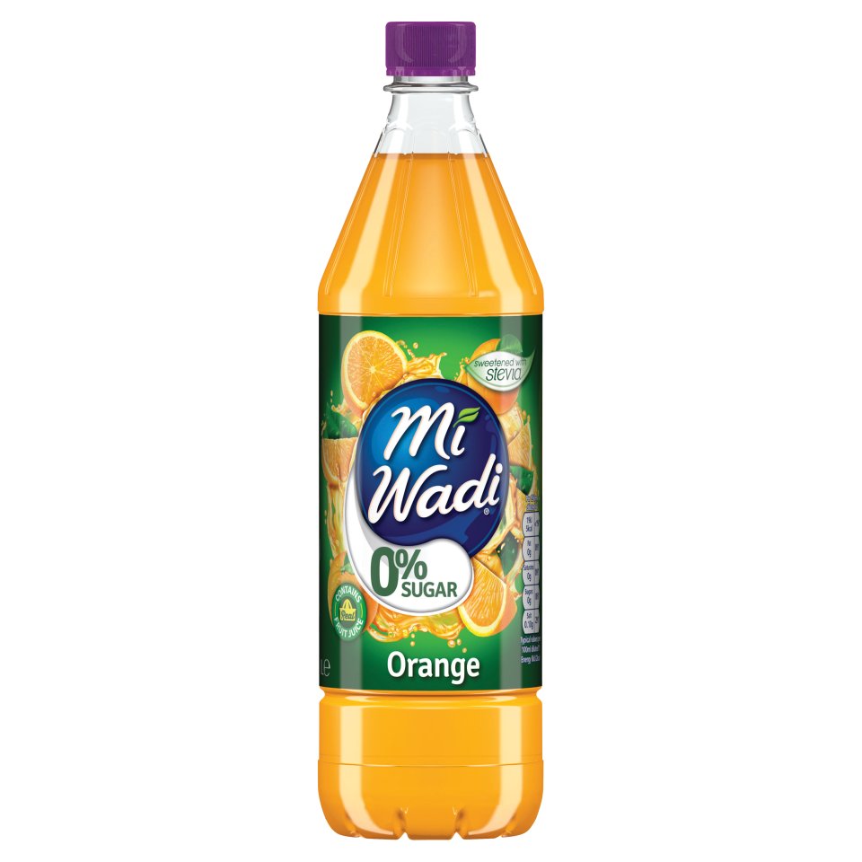 Mi Wadi Fruit Squash Zero Orange - Centra