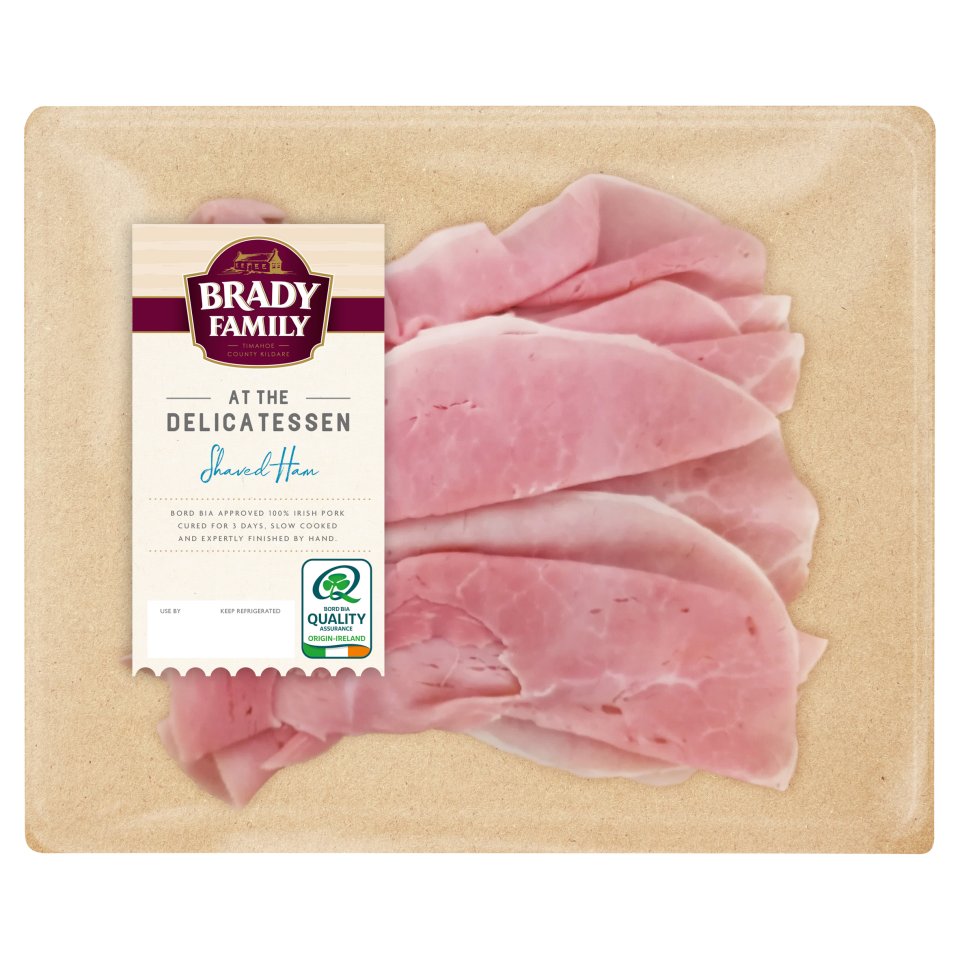 Brady Family At The Deli Shaved Ham 120g - Centra