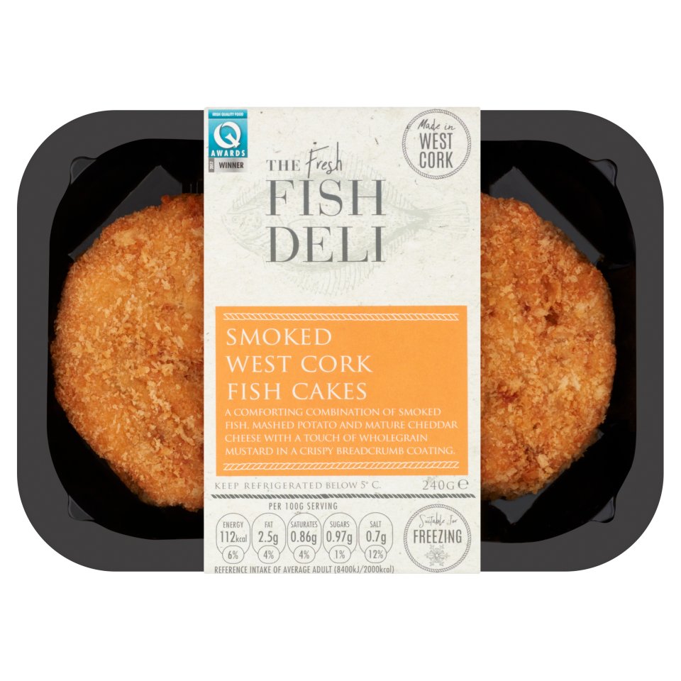 THE FRESH FISH DELI SMOKED FISH CAKE 240G - Centra
