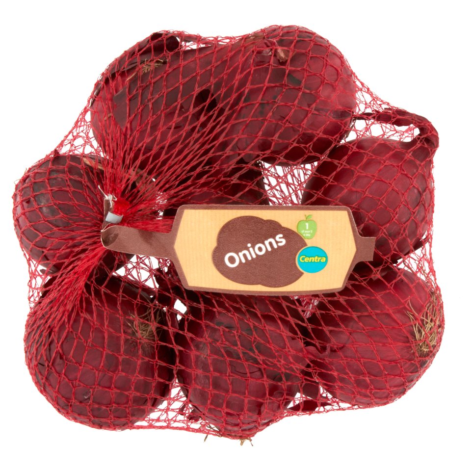 Centra Red Onion Net 750g - Centra