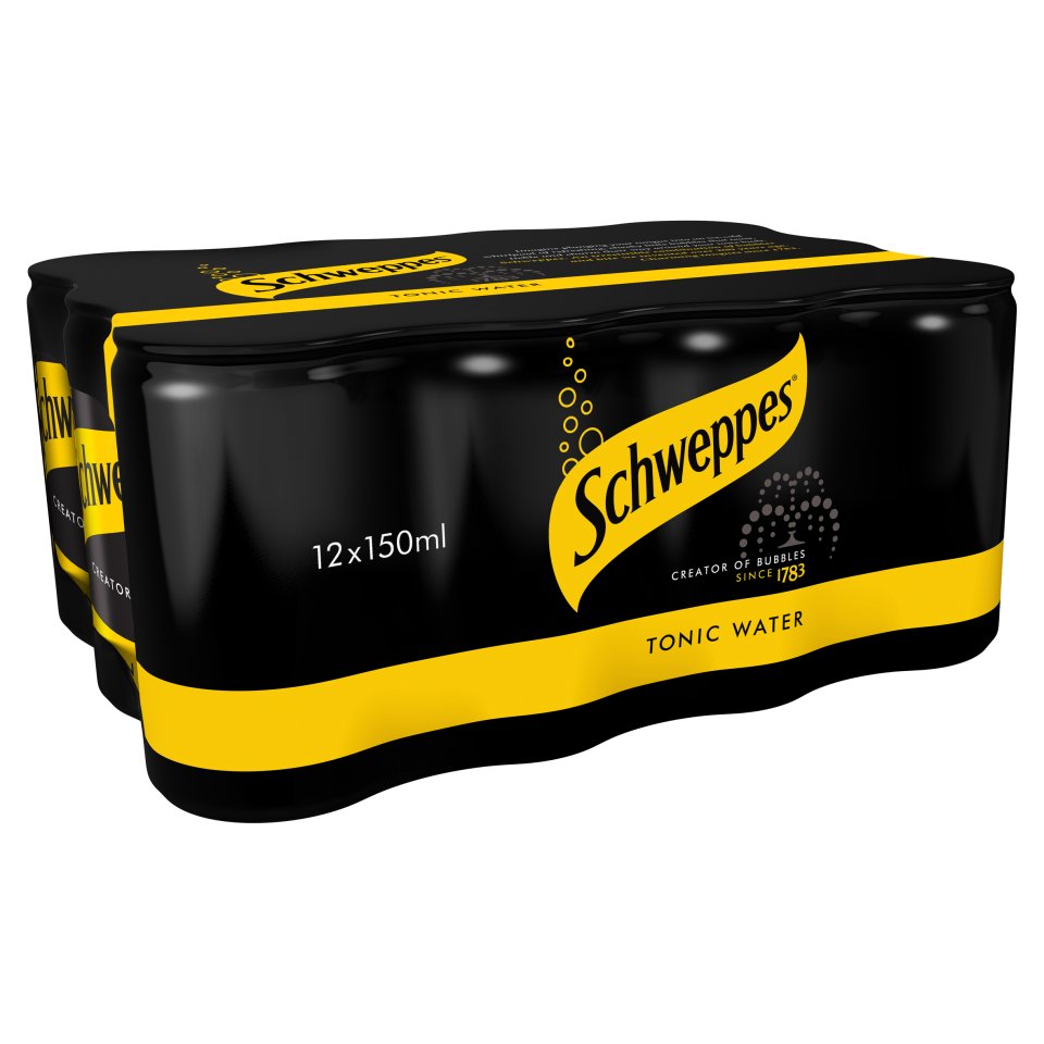 Schweppes Tonic Bottle Pack 12x150ml - Centra