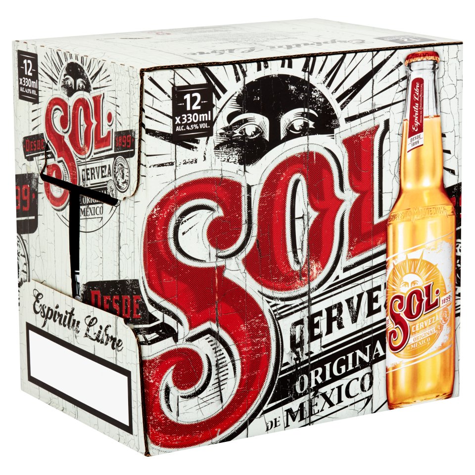 Sol Bottle Pack 12x330ml - Centra