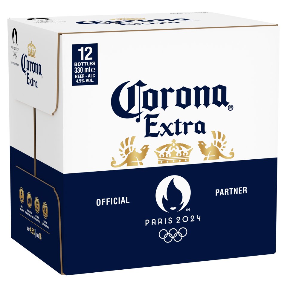 Corona Lager Beer Bottles 12 x 330ml - Centra