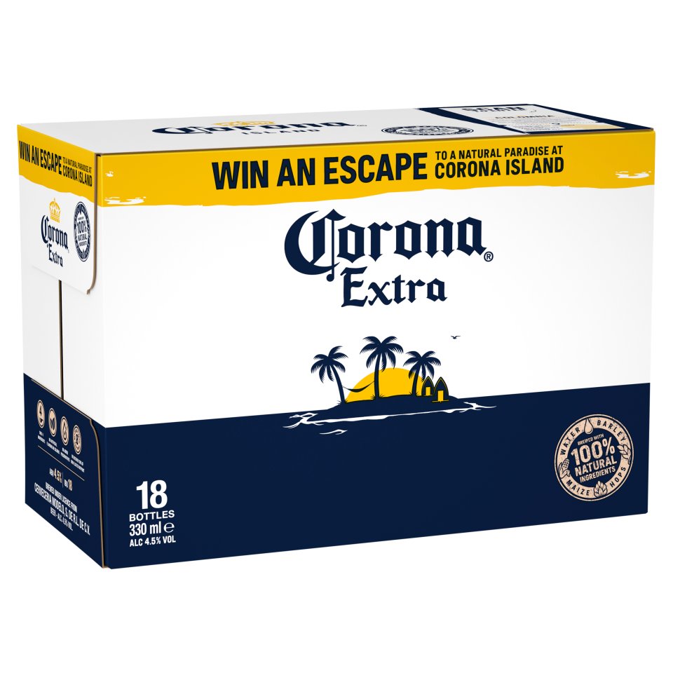Corona Extra Bottle Pack 18 x 330ml - Centra