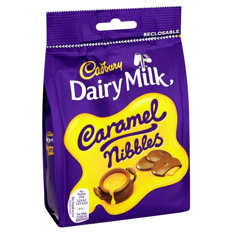 Cadbury Caramel Nibbles 160g - Centra