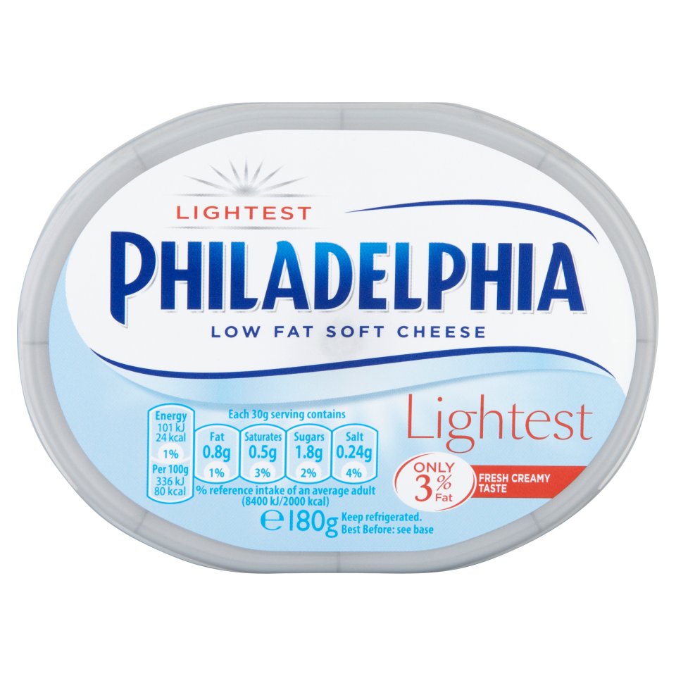 Philadelphia Lightest 180g - Centra