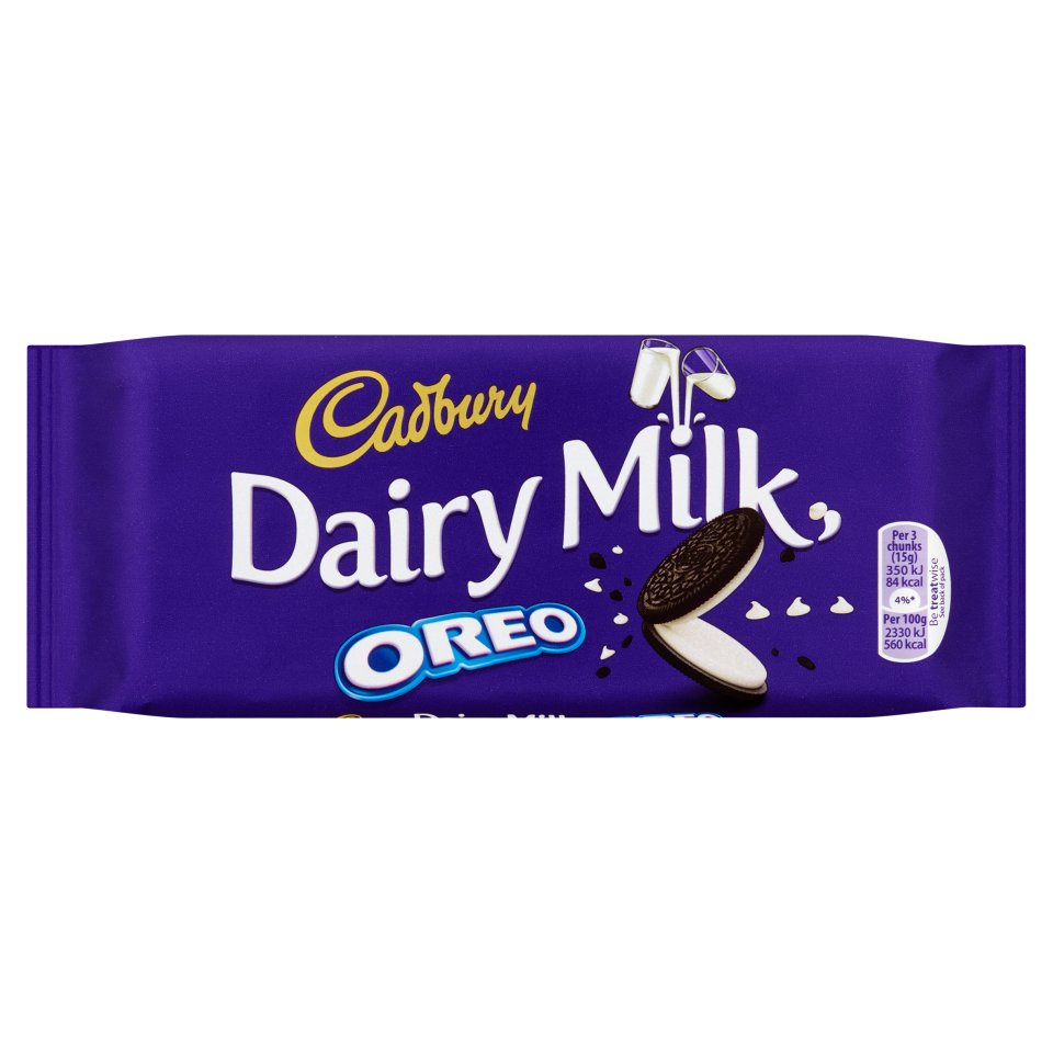 Cadbury Dairy Milk Oreo Bar 120g - Centra