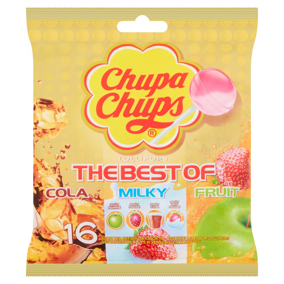 Chupa Chups Bag Best Of Assorted Flavours 192g - Centra