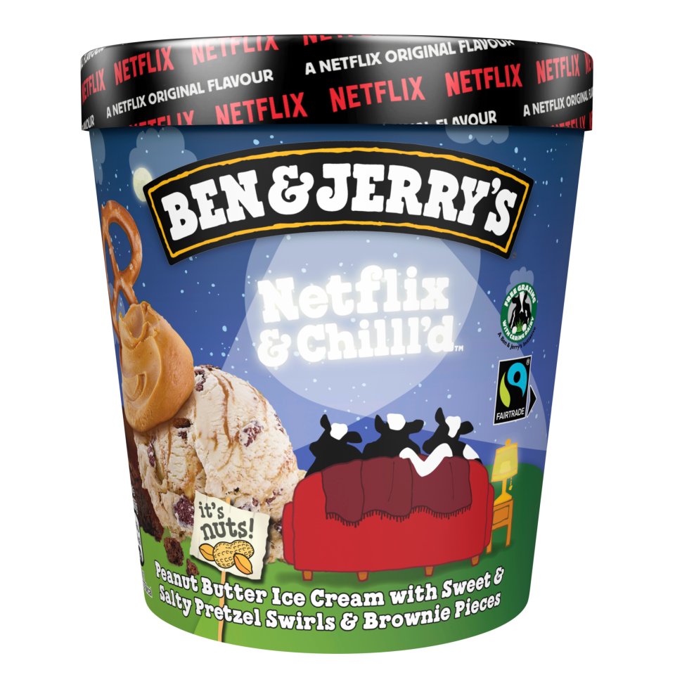 Ben & Jerry's Netflix & Chill'd Ice Cream 465ml - Centra