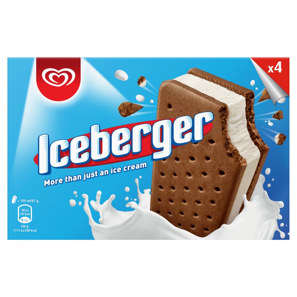 HB Iceberger 4 Pack 400ml - Centra