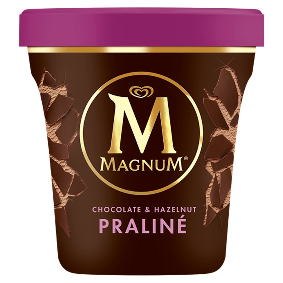 Magnum Chocolate Praline Pint 440ml - Centra