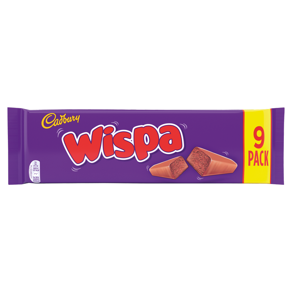 Cadbury Wispa 9 Pack 229.5g - Centra