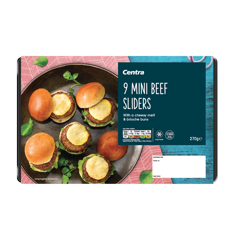 Centra Mini Beef Sliders 280g - Centra
