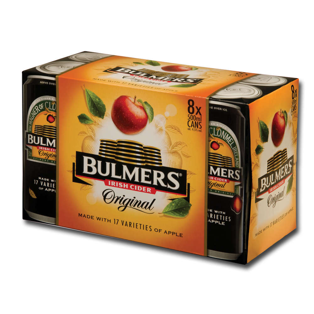 Bulmers Original Can Pack 8x500ml - Centra