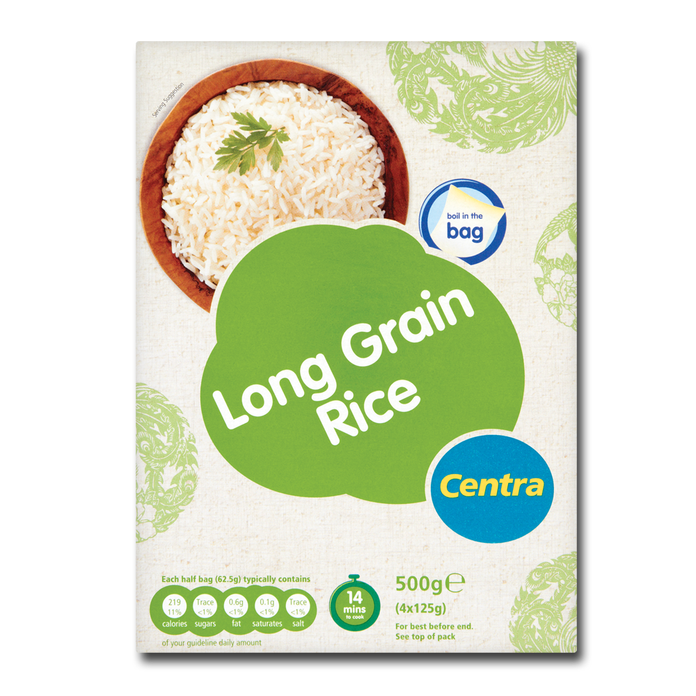 Centra Boil in the Bag Long Grain Rice - Centra