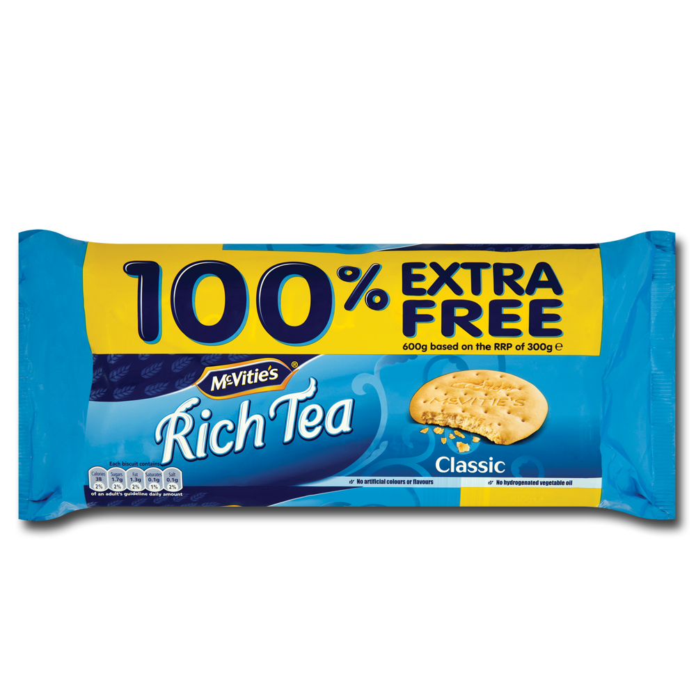 McVities Rich Tea 100% Extra Free - Centra