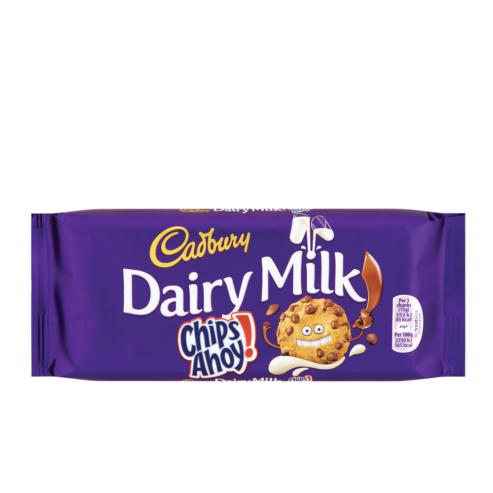 Cadbury Dairy Milk Chips Ahoy Bar 120g - Centra