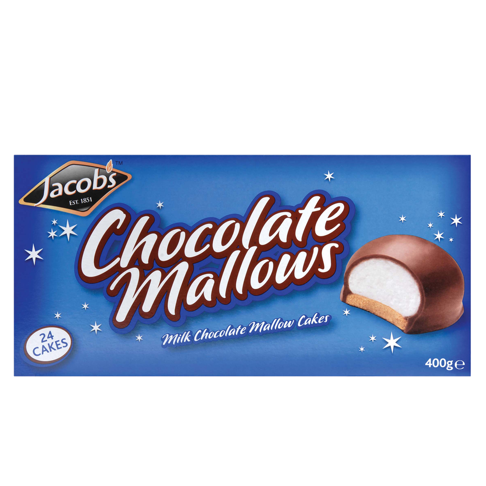 Jacob's Chocolate Mallows 400g - Centra