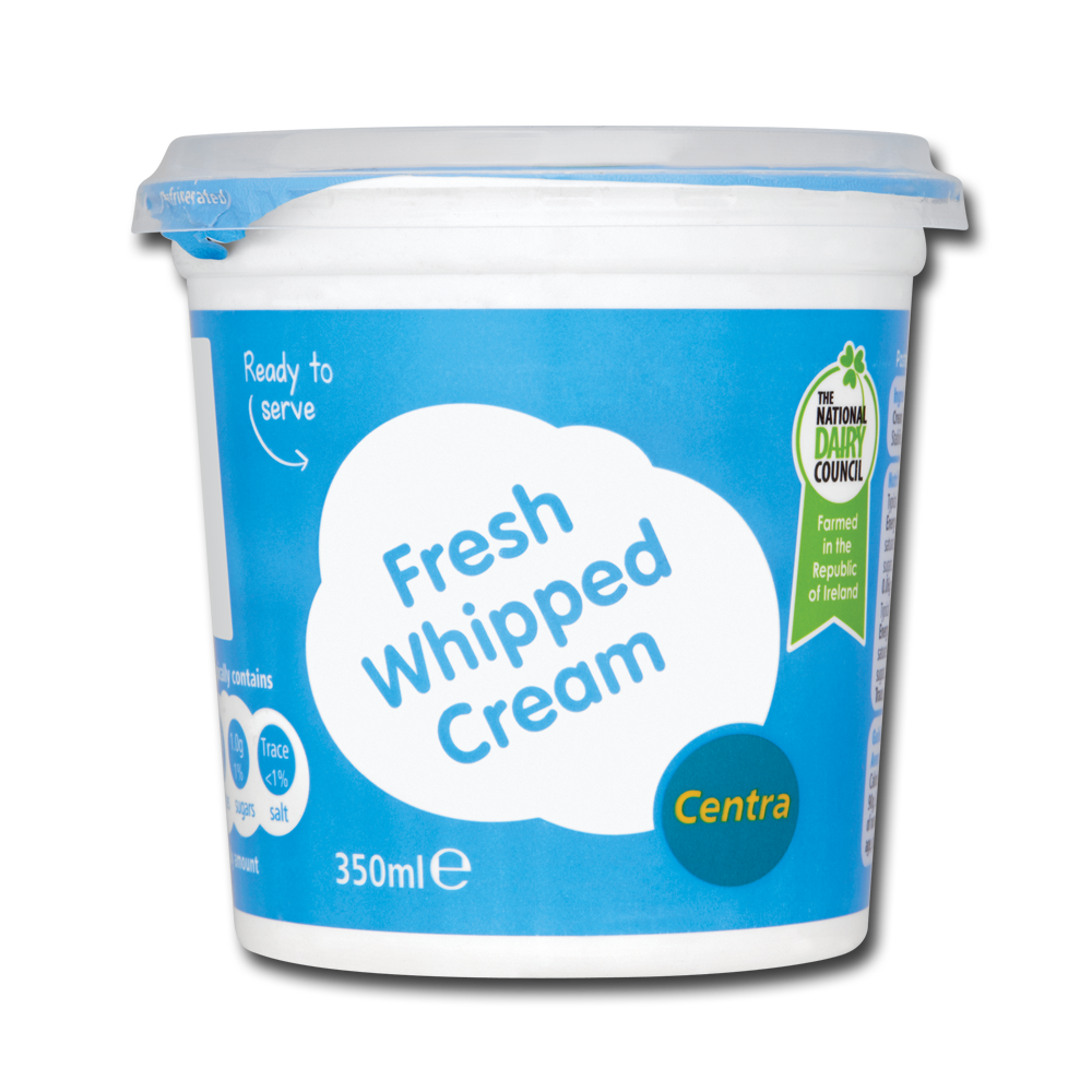 Centra Fresh Whipped Cream 350ml - Centra