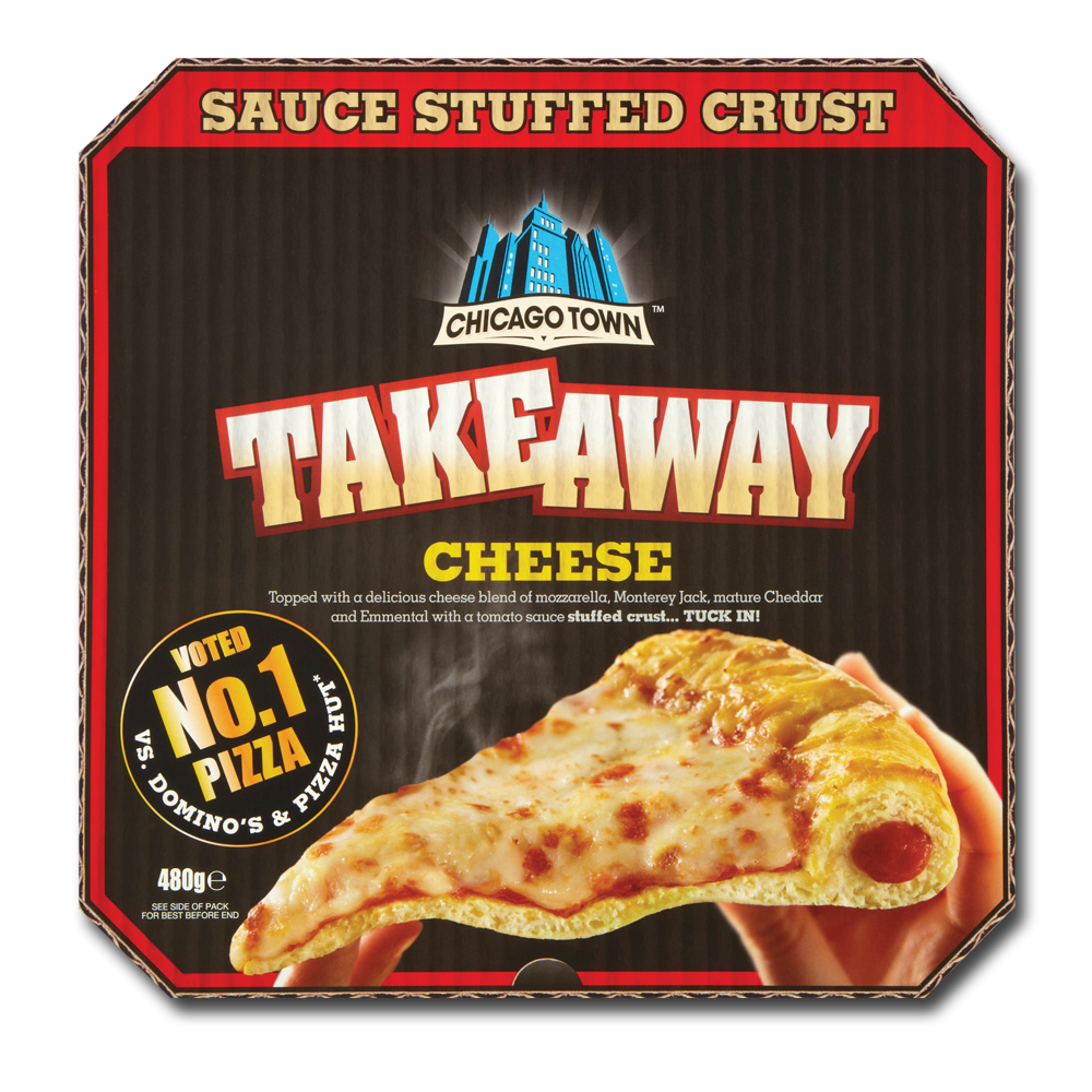 Chicago Town Takeaway Cheese Pizza 480g - Centra