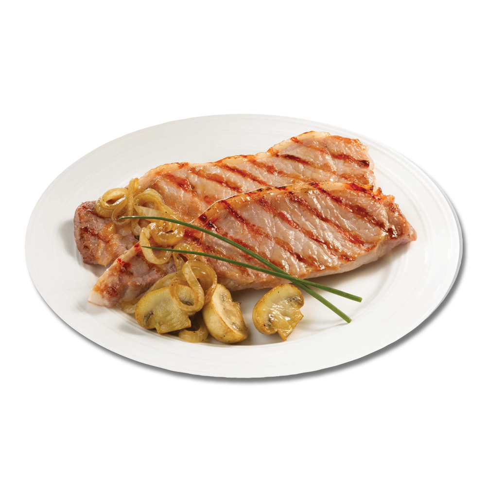 Meat Sale - Dry Cure Bacon Chops with Mustard Butter - Centra