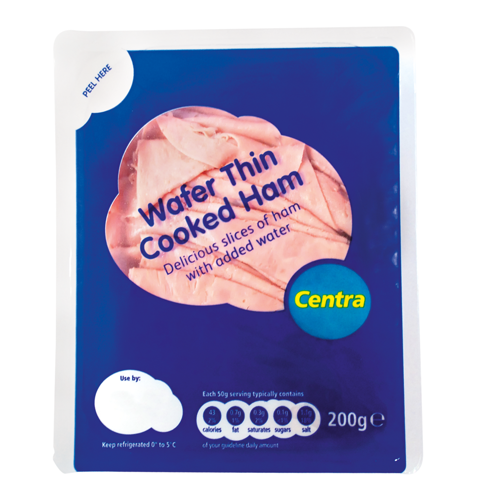 Centra Wafer Thin Cooked Ham 200g - Centra