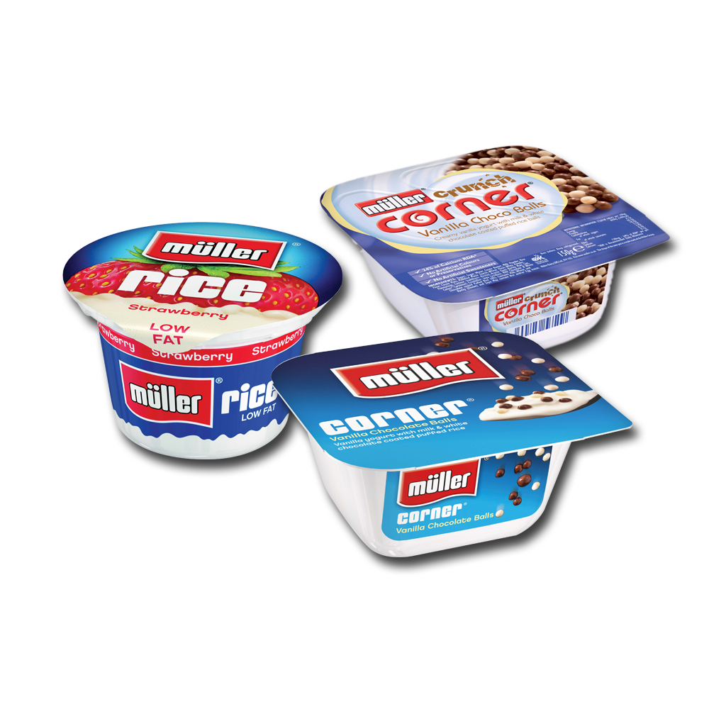 Muller Fruit Corner/ Crunch Corner/ Rice Selected Range - Centra