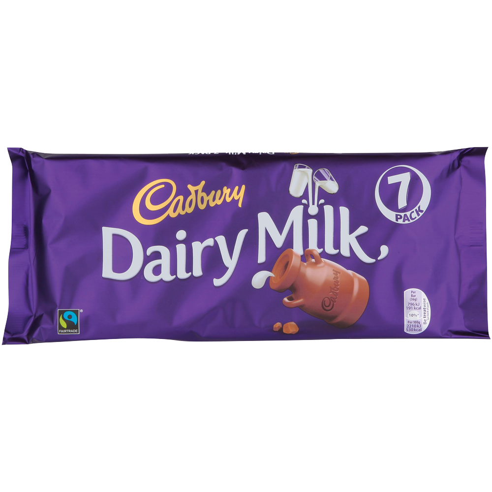 Cadbury Dairy Milk Multipack 7pk - Centra