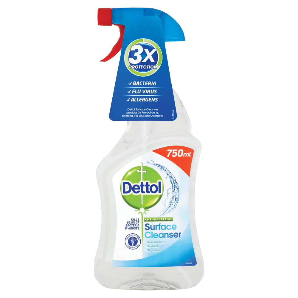 Dettol Anti-Bacterial Surface Cleanser Spray 750ml - Centra