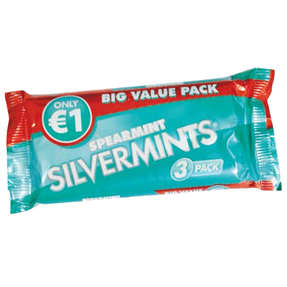 Silvermints Spearmint 3pk Multipack 90g - Centra