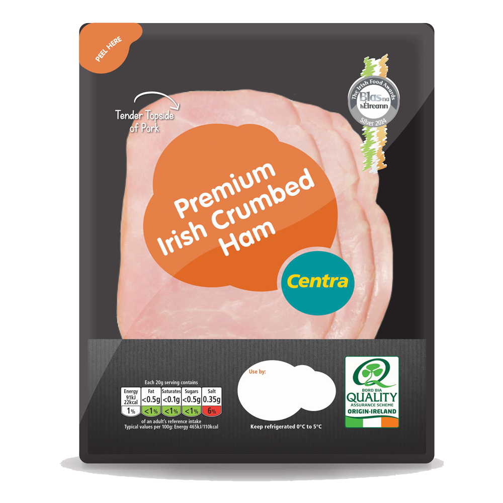 Centra Premium Irish Crumbed Ham - Centra